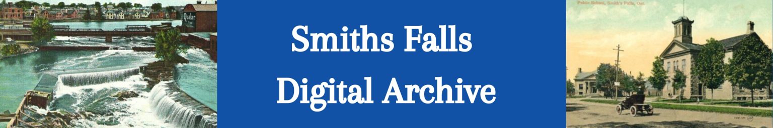 Genealogy and Local History - Smiths Falls Public Library